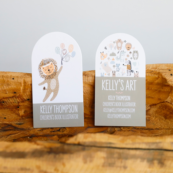 Half Circle Business Cards – All Print Factory